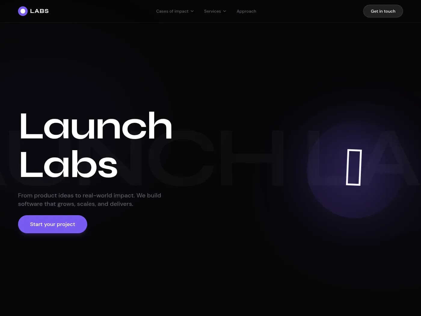 Launch Labs Landing