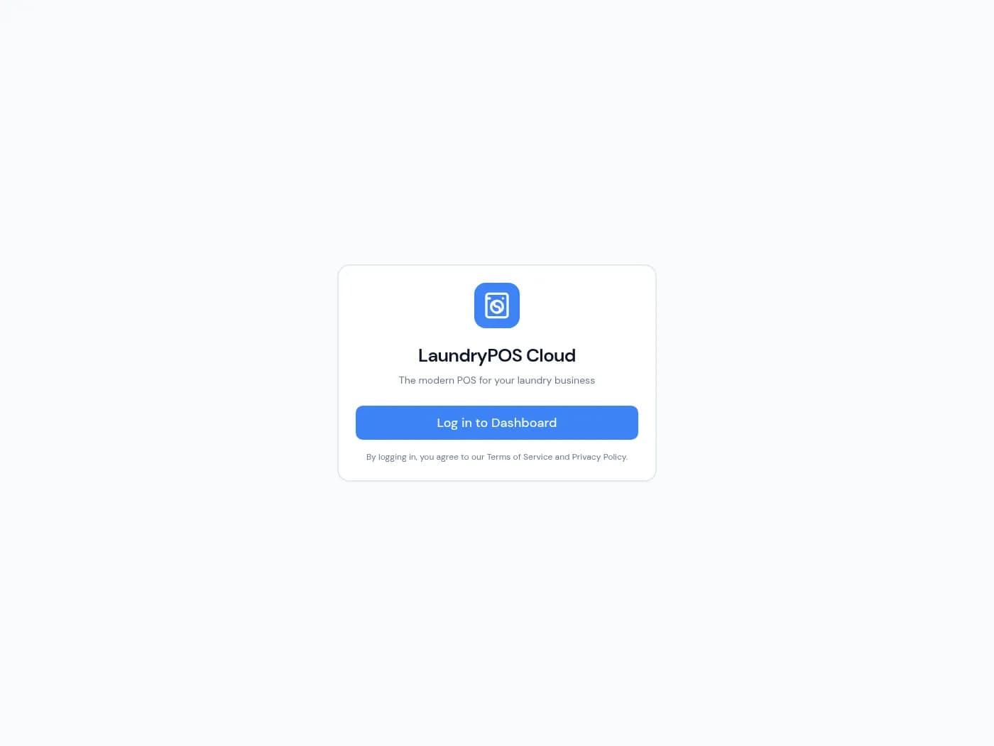 LaundryPOS Cloud