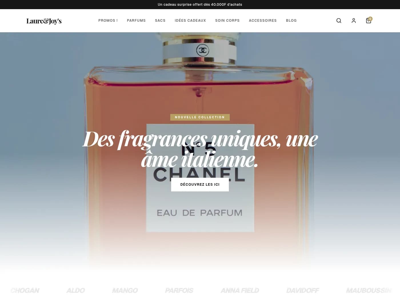 LaureJoys Website Clone