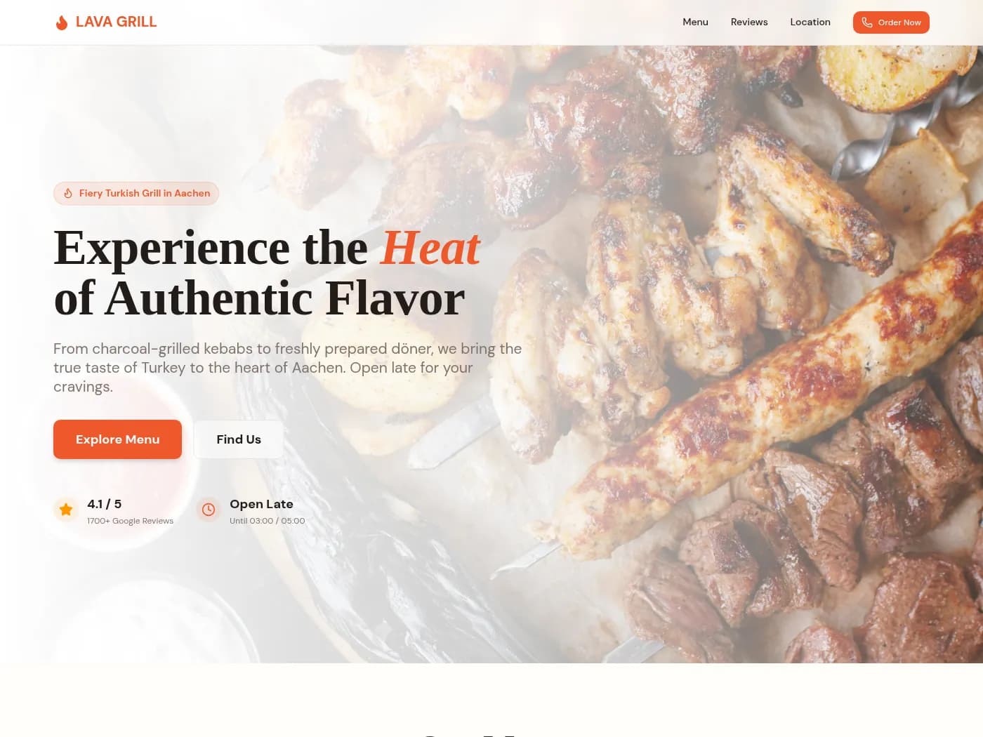 Lava Grill Eats
