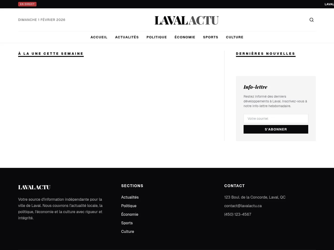 Laval News Portal