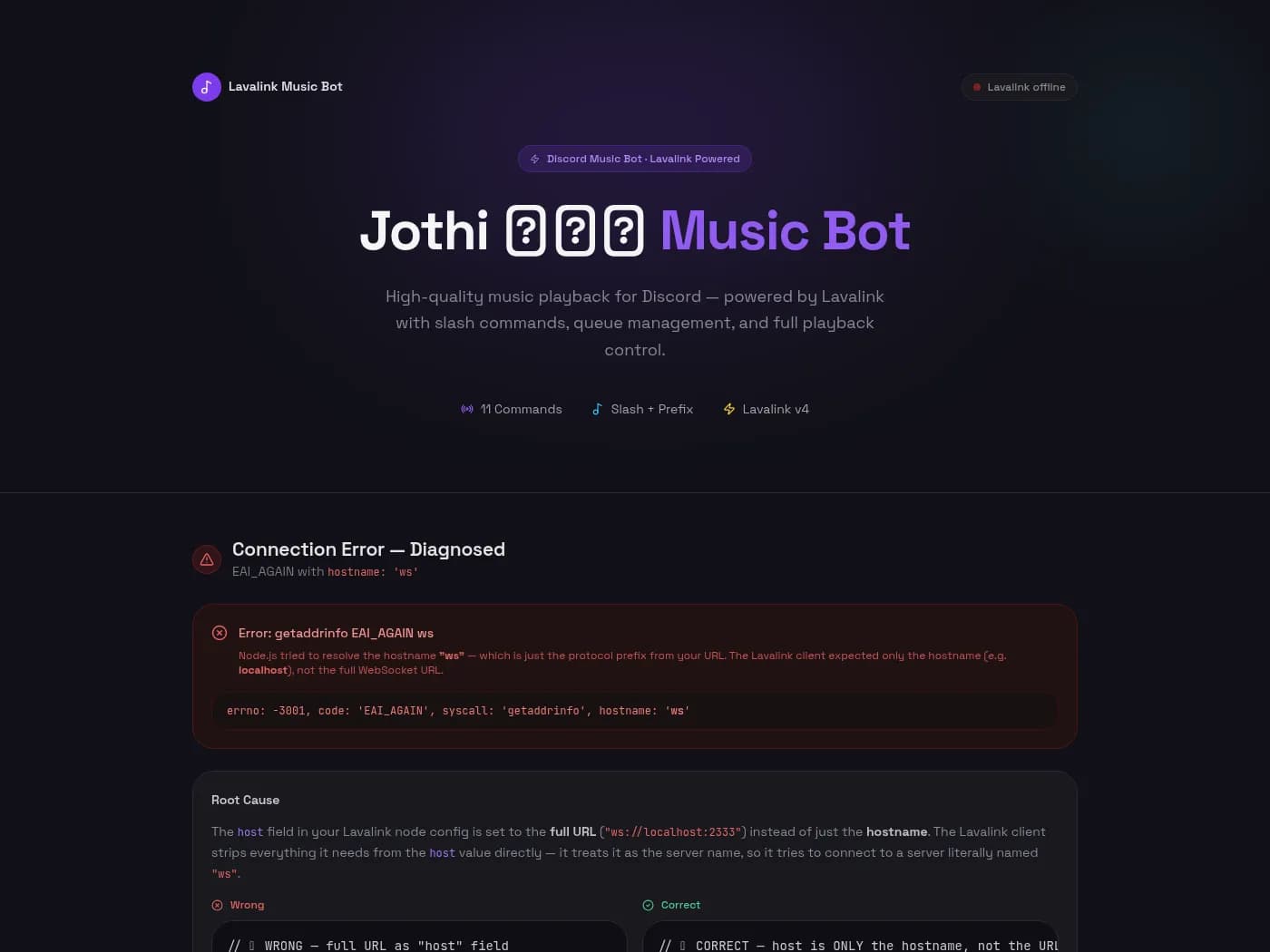 Lavalink Music Bot