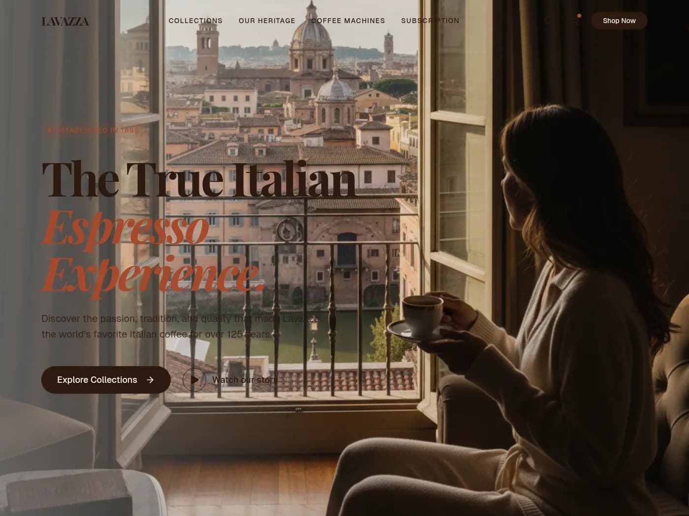 Lavazza Landing Page