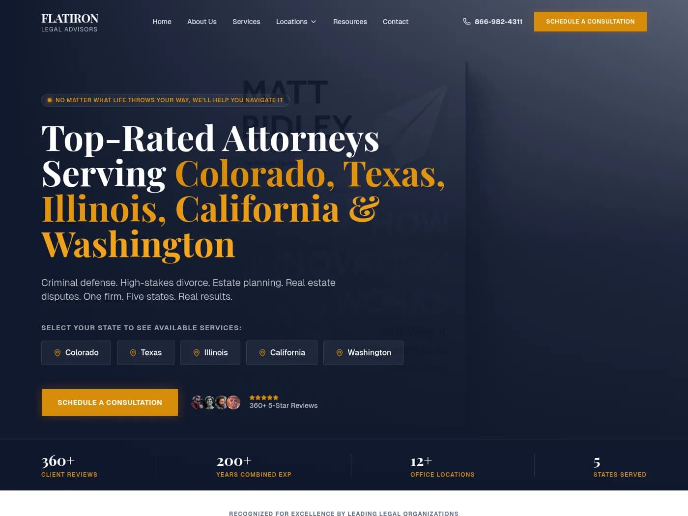 Flatiron Legal Multi-State Site