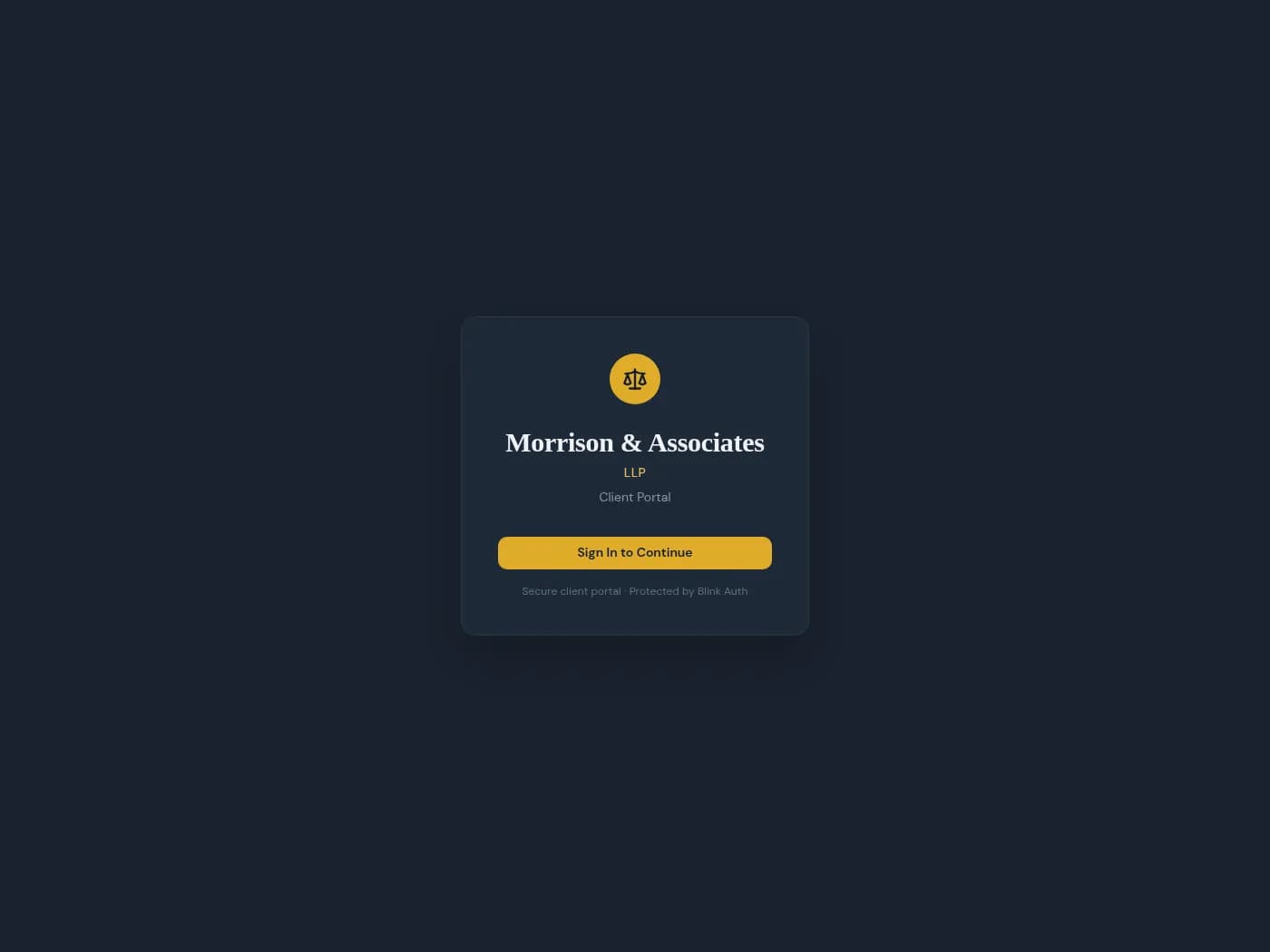 Law Firm Client Portal