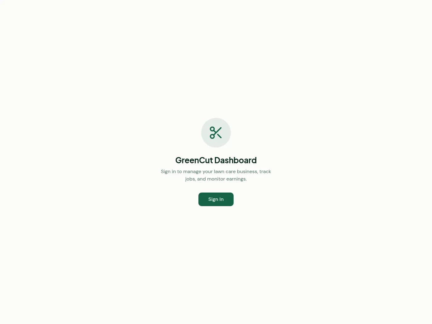 GreenCut Dashboard