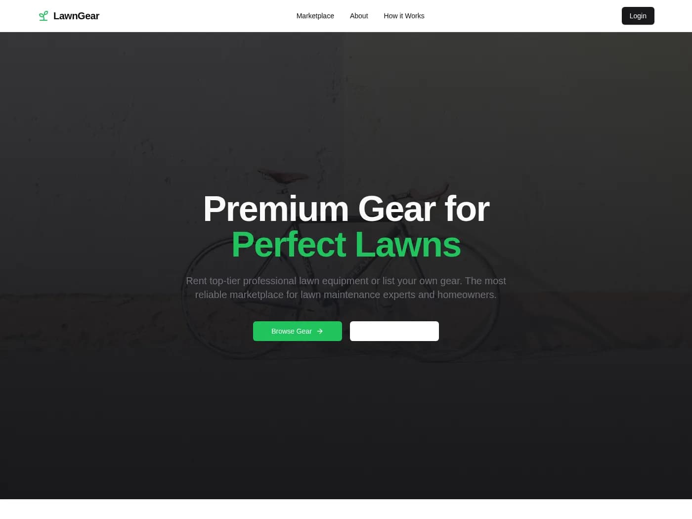 LawnGear Rental Hub