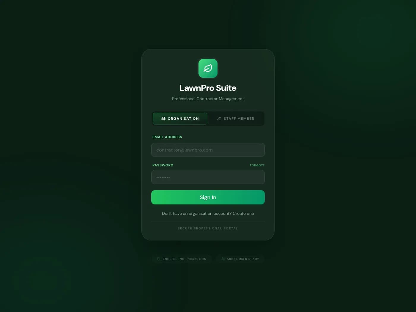 LawnPro Contractor Suite