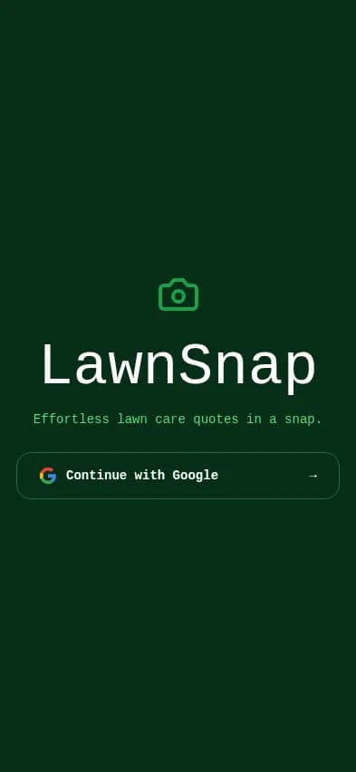 LawnSnap App