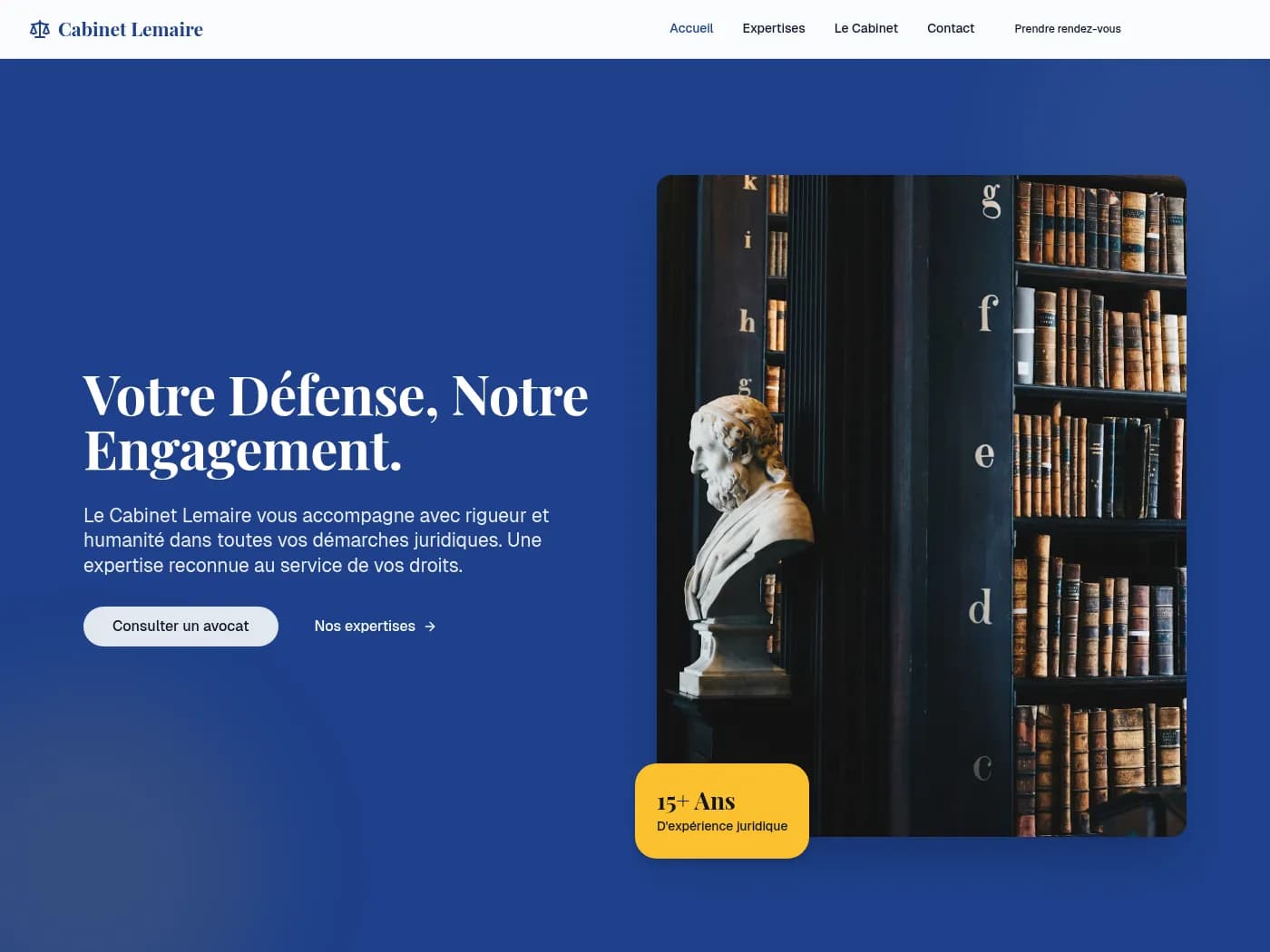 French Lawyer Website