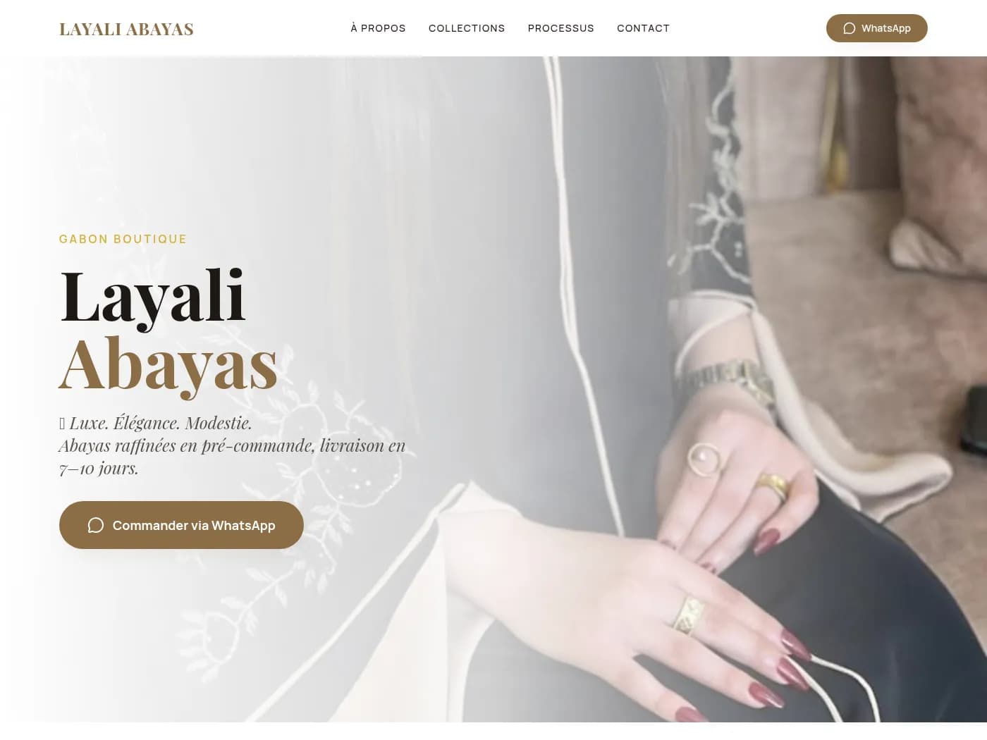Layali Abayas Vitrine