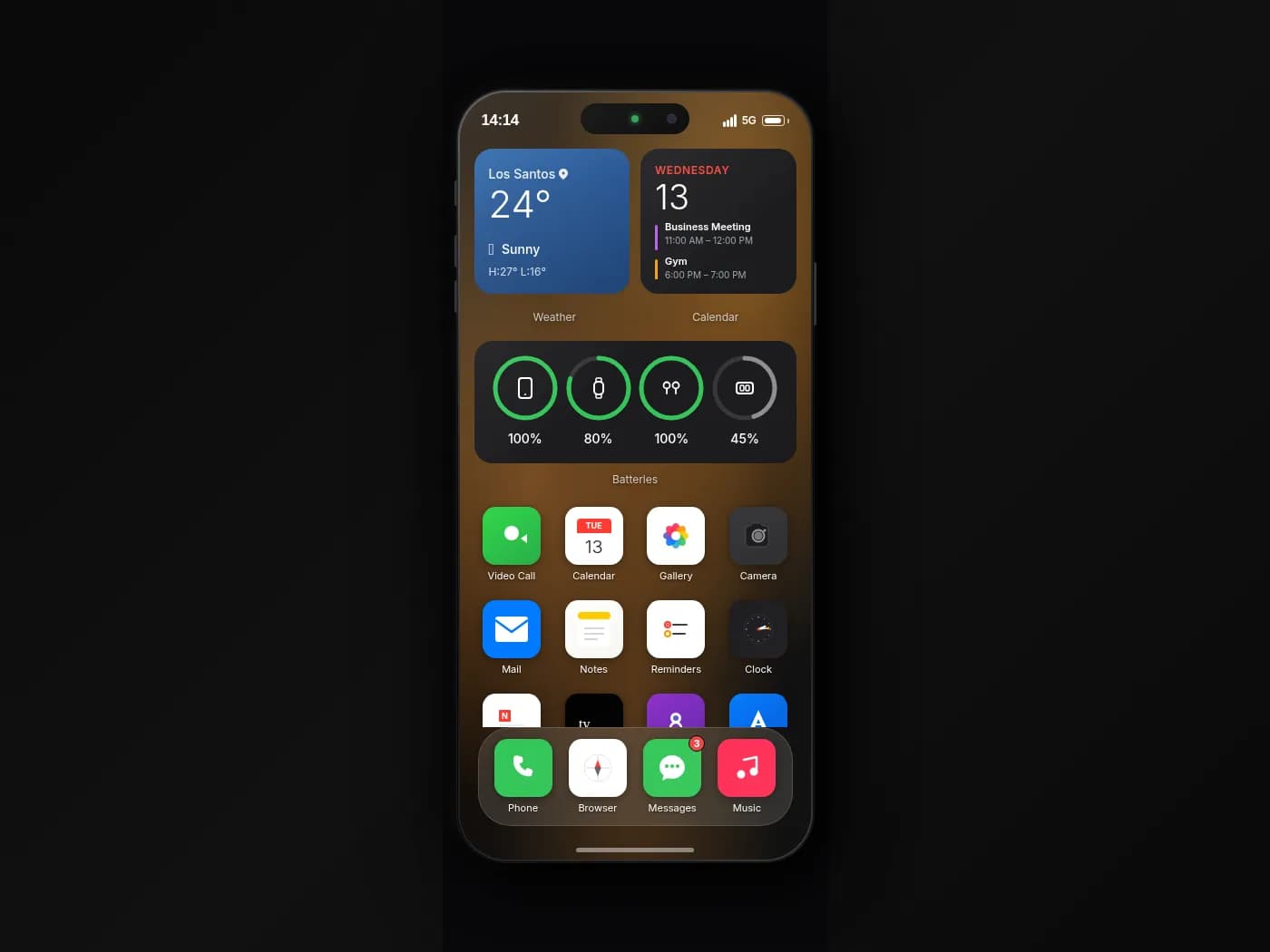 LB Phone Replica UI