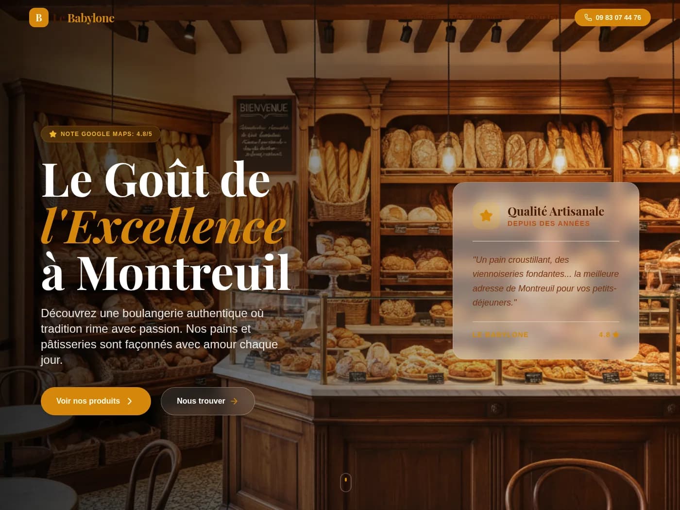 Le Babylone Vitrine