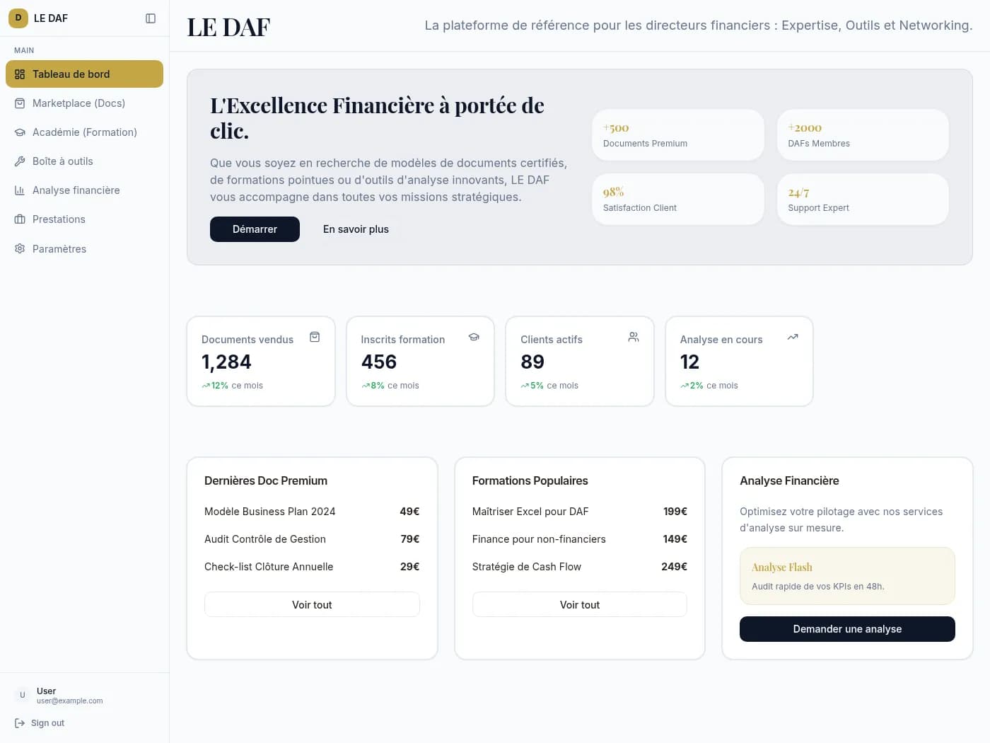 LE DAF Platform