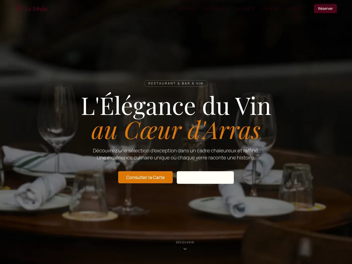 Le Divin Arras Site