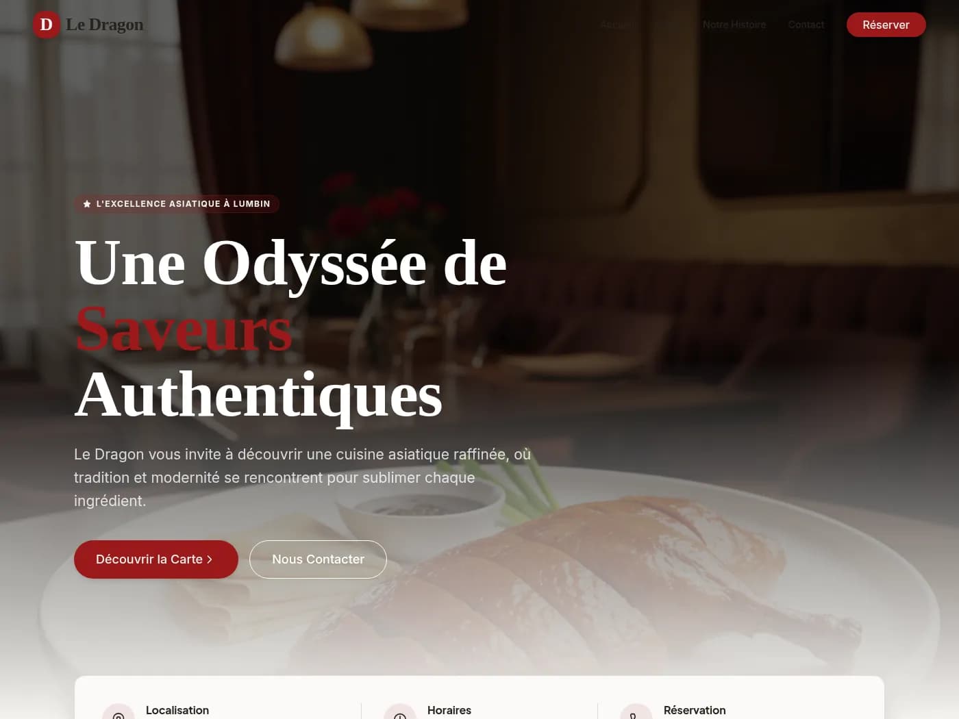 Le Dragon Restaurant Site