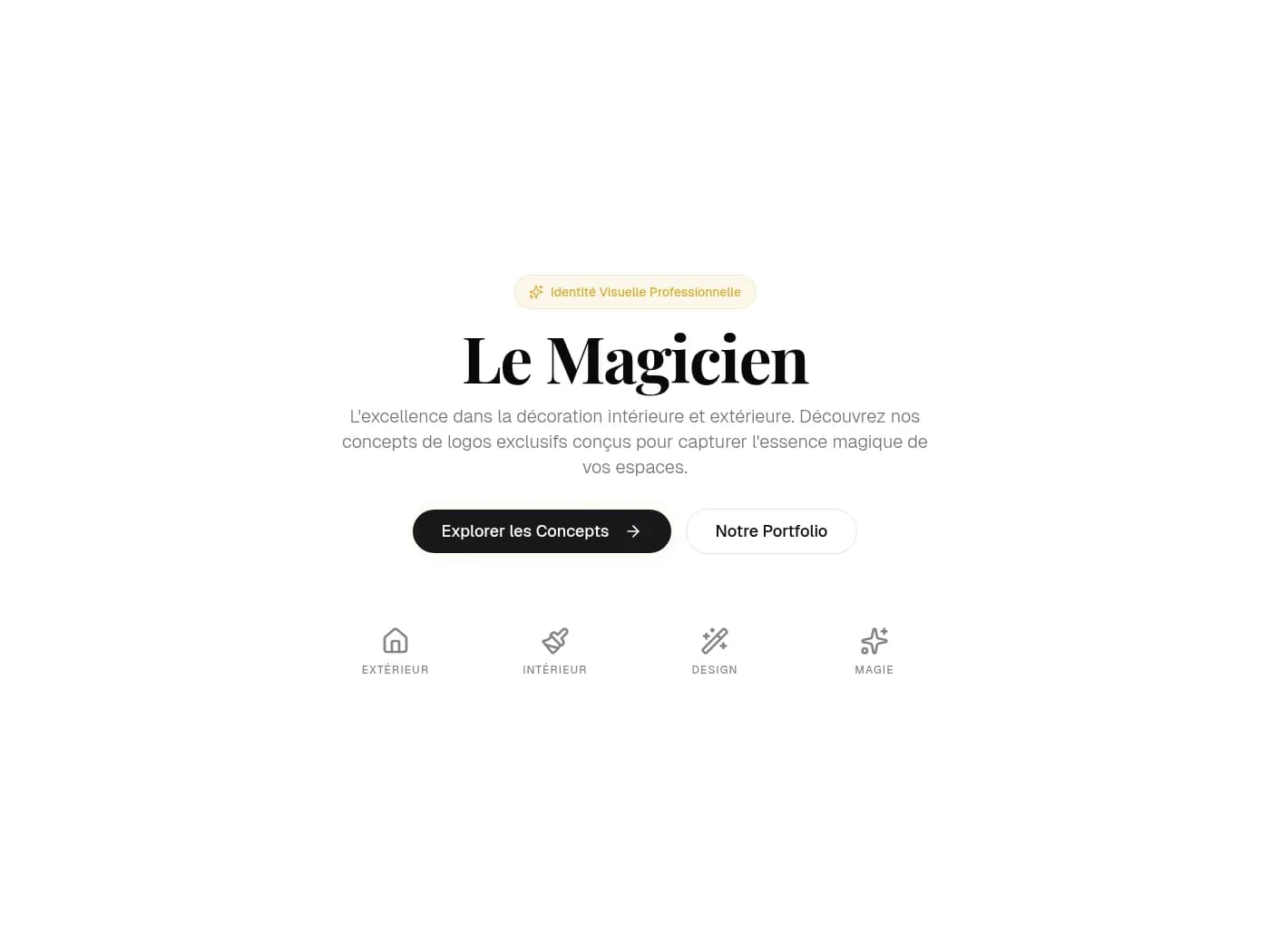 Le Magicien Logo Design