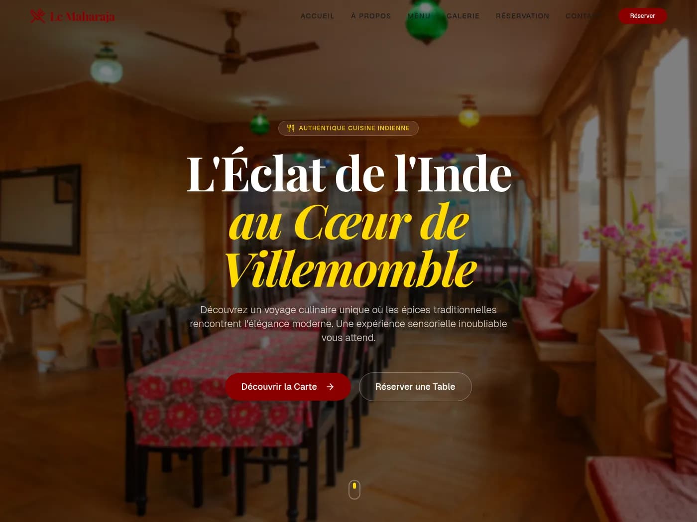 Le Maharaja Showcase Site