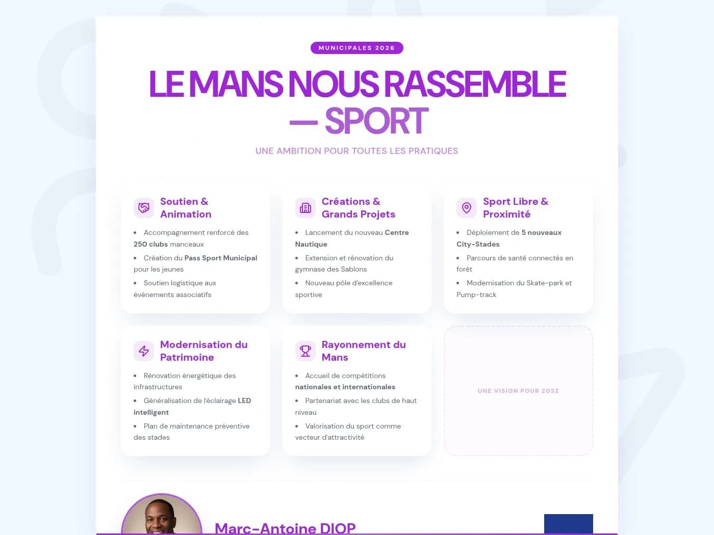 Mans Sports Campaign Poster
