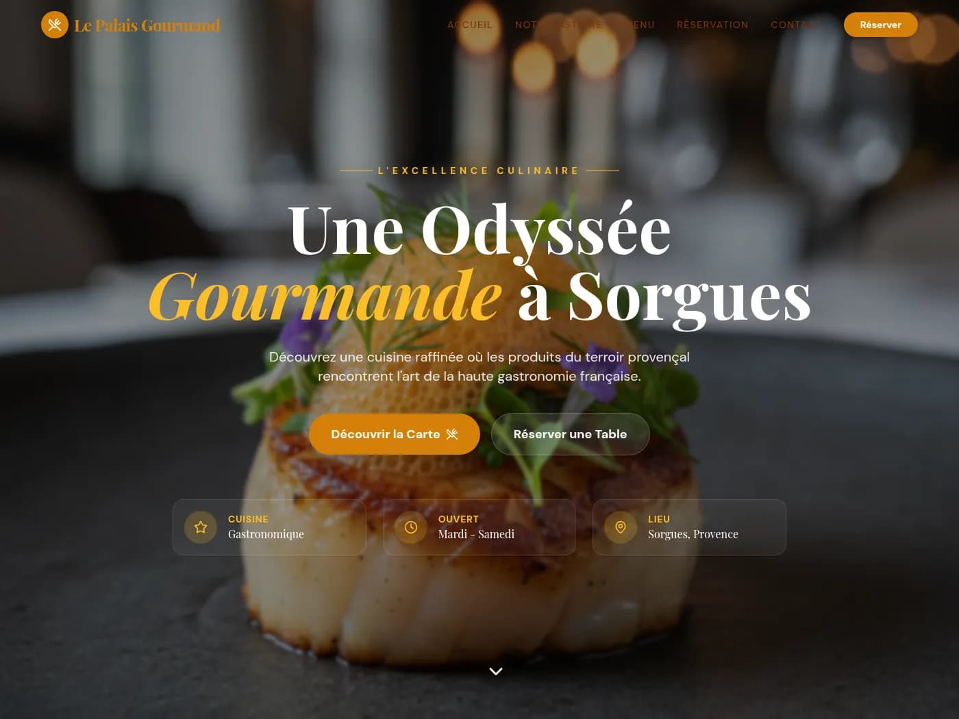 Le Palais Gourmand Web