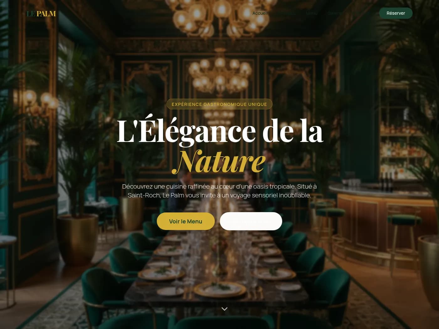 Le Palm Vitrine Site