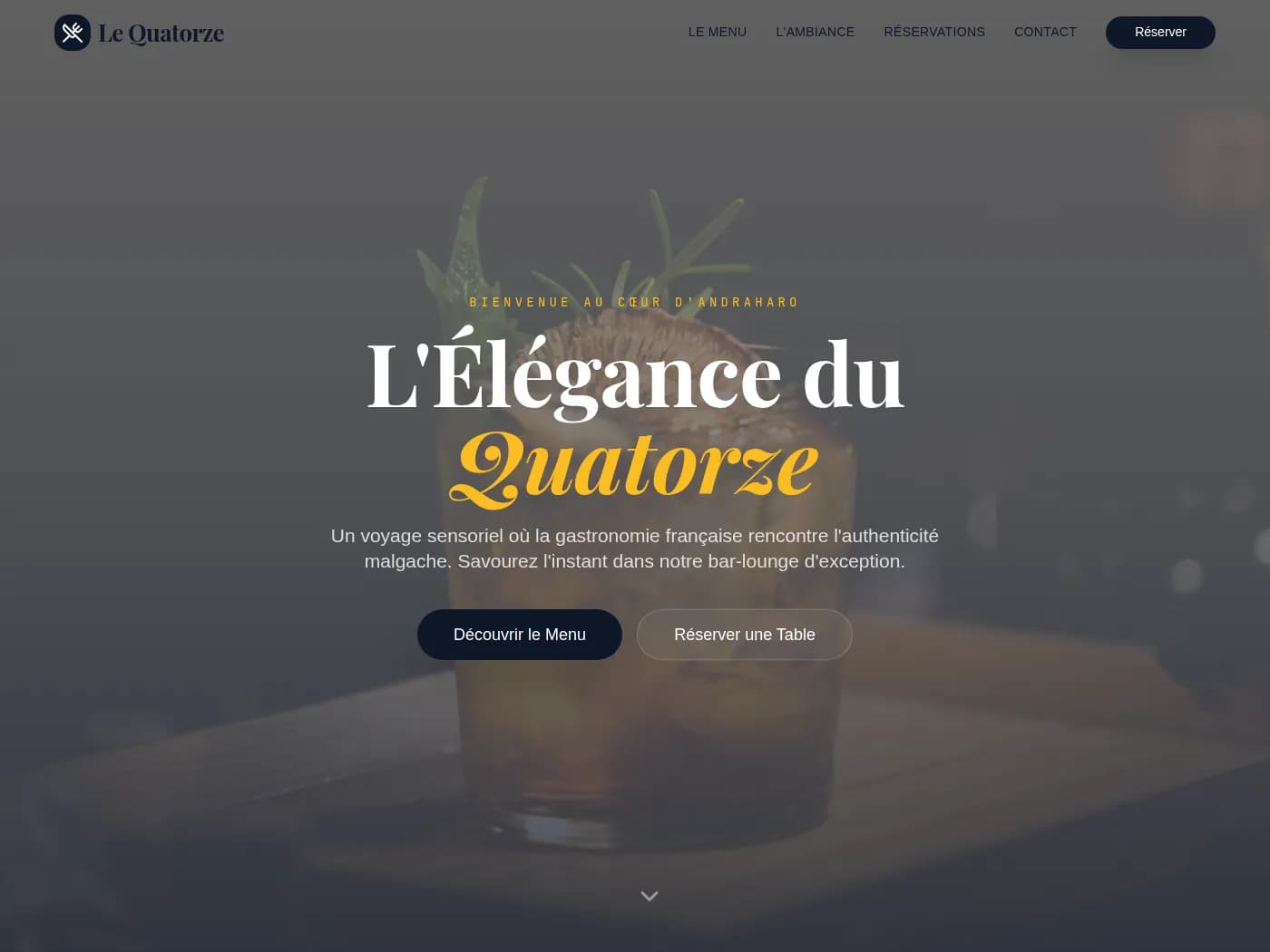 Le Quatorze Webpage