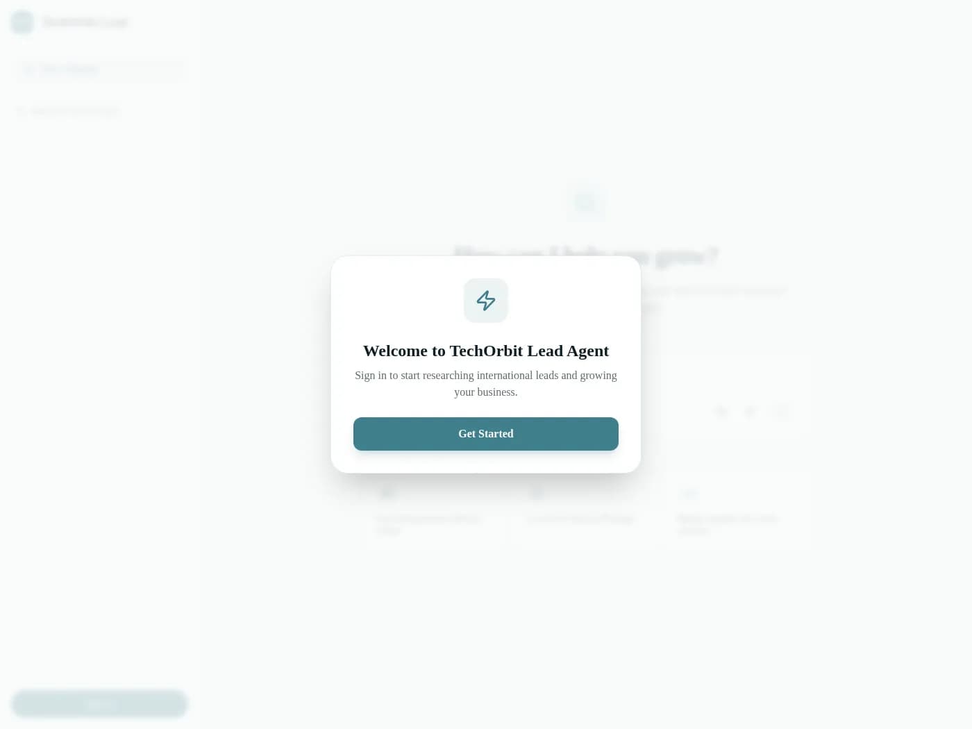 TechOrbitPT Lead Agent