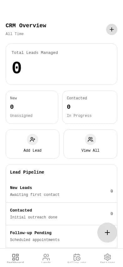 LeadTracker Pro CRM