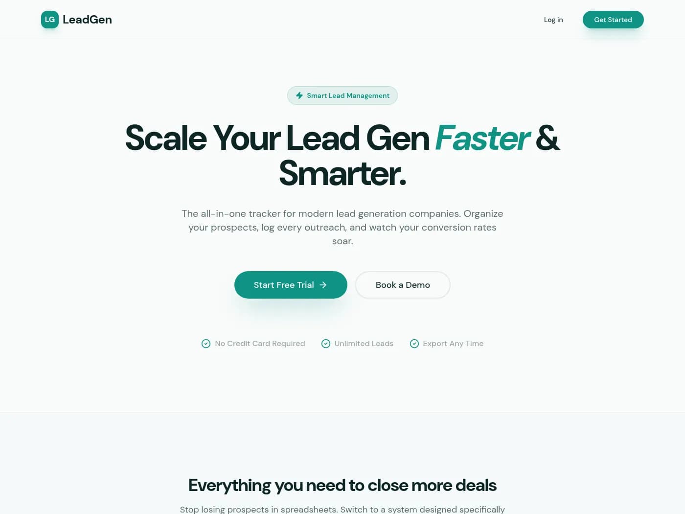 LeadGen Client Tracker
