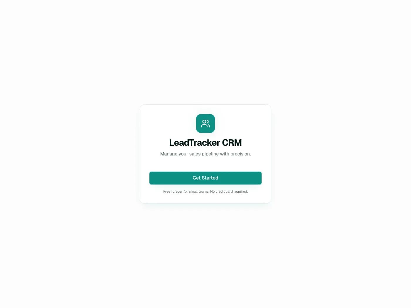 LeadTracker CRM