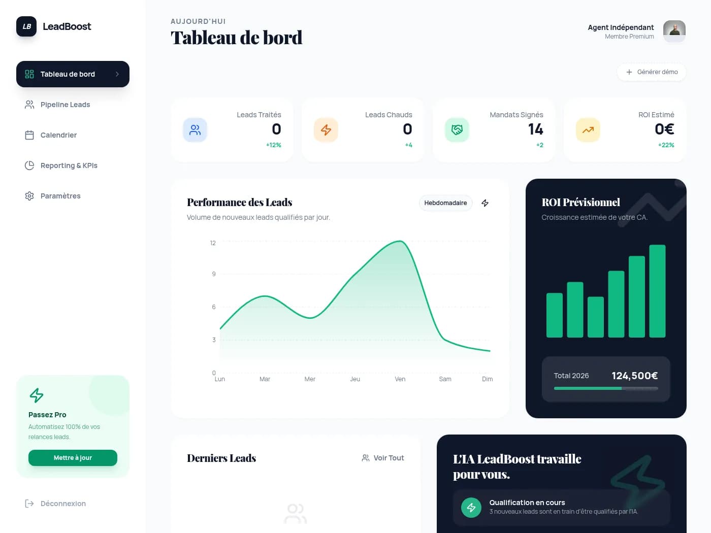 LeadBoost Immo SaaS