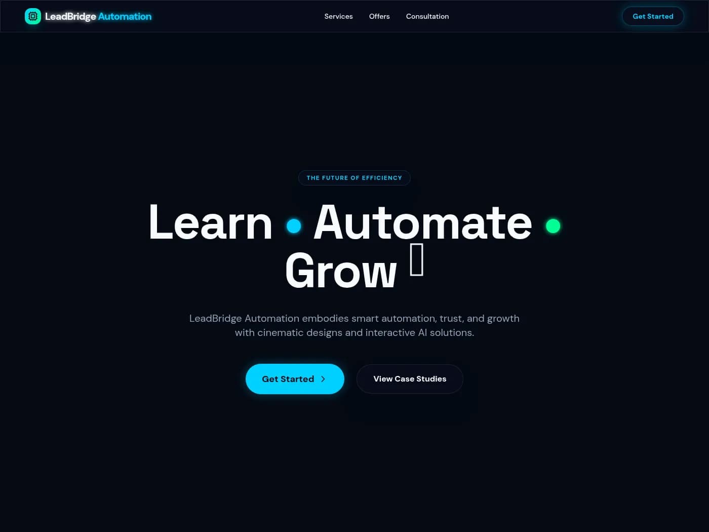 LeadBridge 3D Automation Site