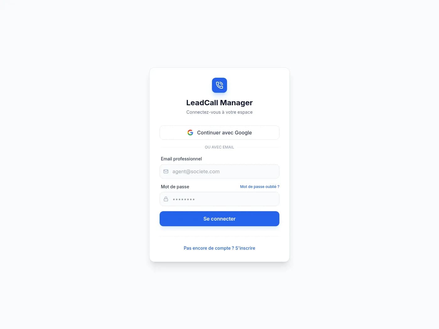 LeadCall Manager