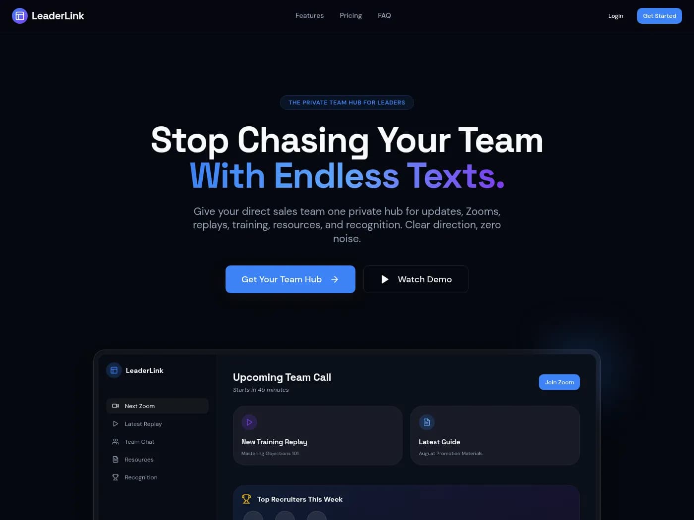 LeaderLink Website