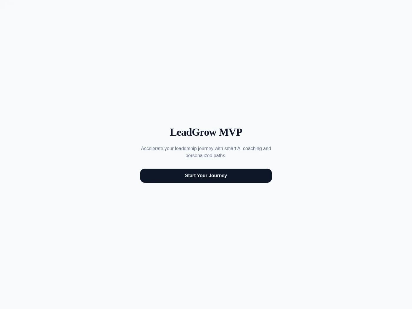 LeadGrow MVP