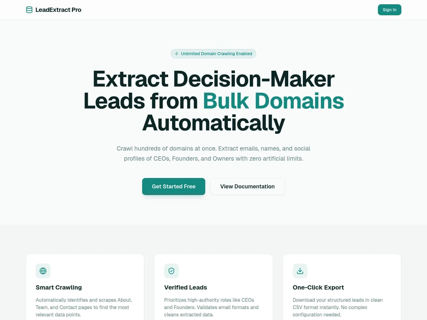 LeadExtract Pro