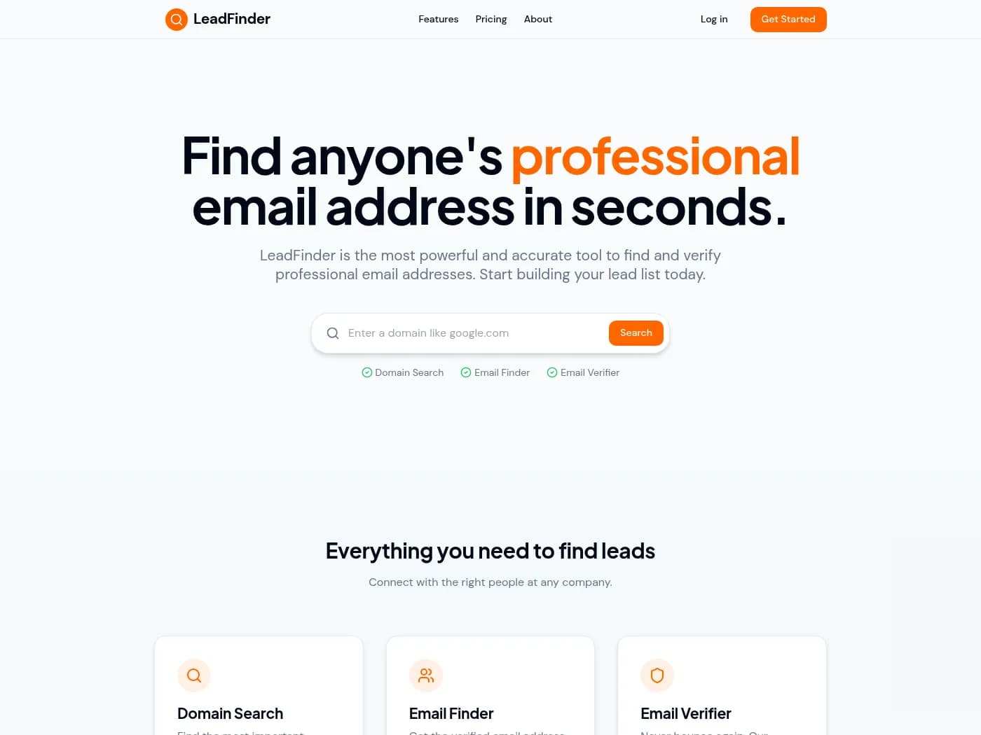 LeadFinder SaaS