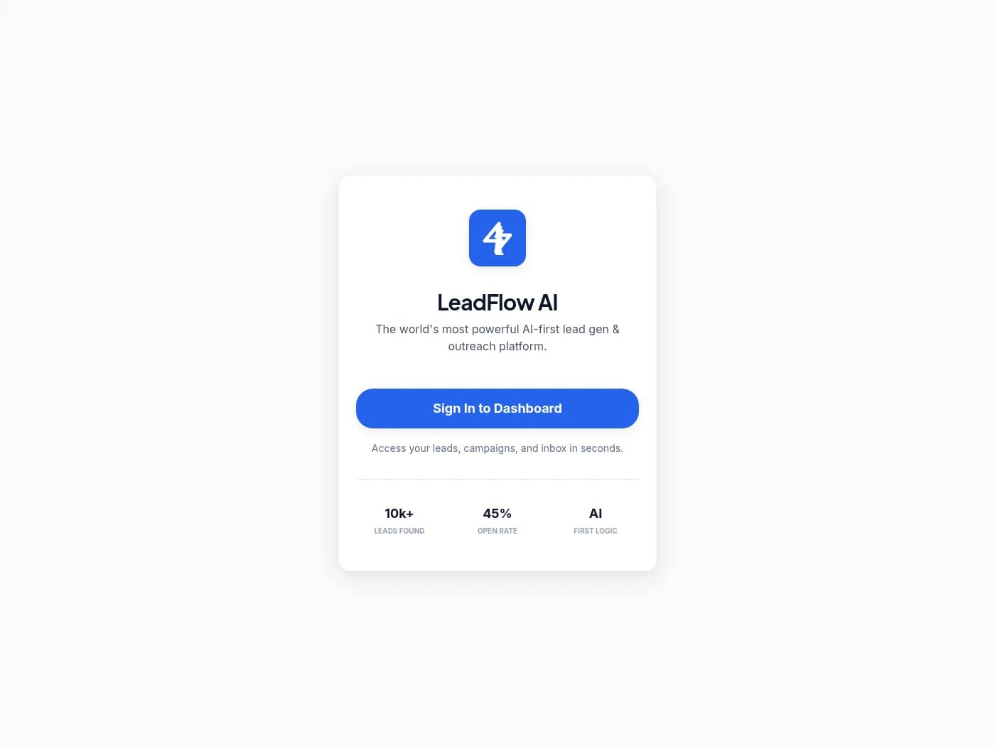 LeadFlow AI