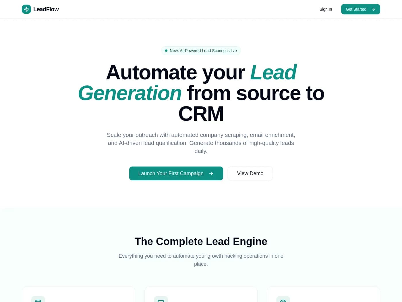 LeadFlow Automation Suite