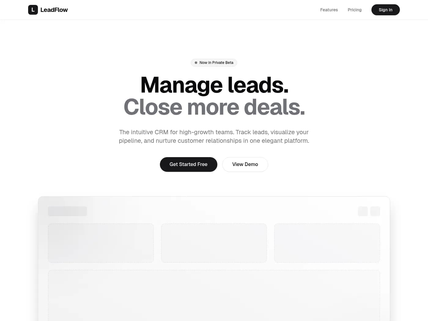 LeadFlow CRM