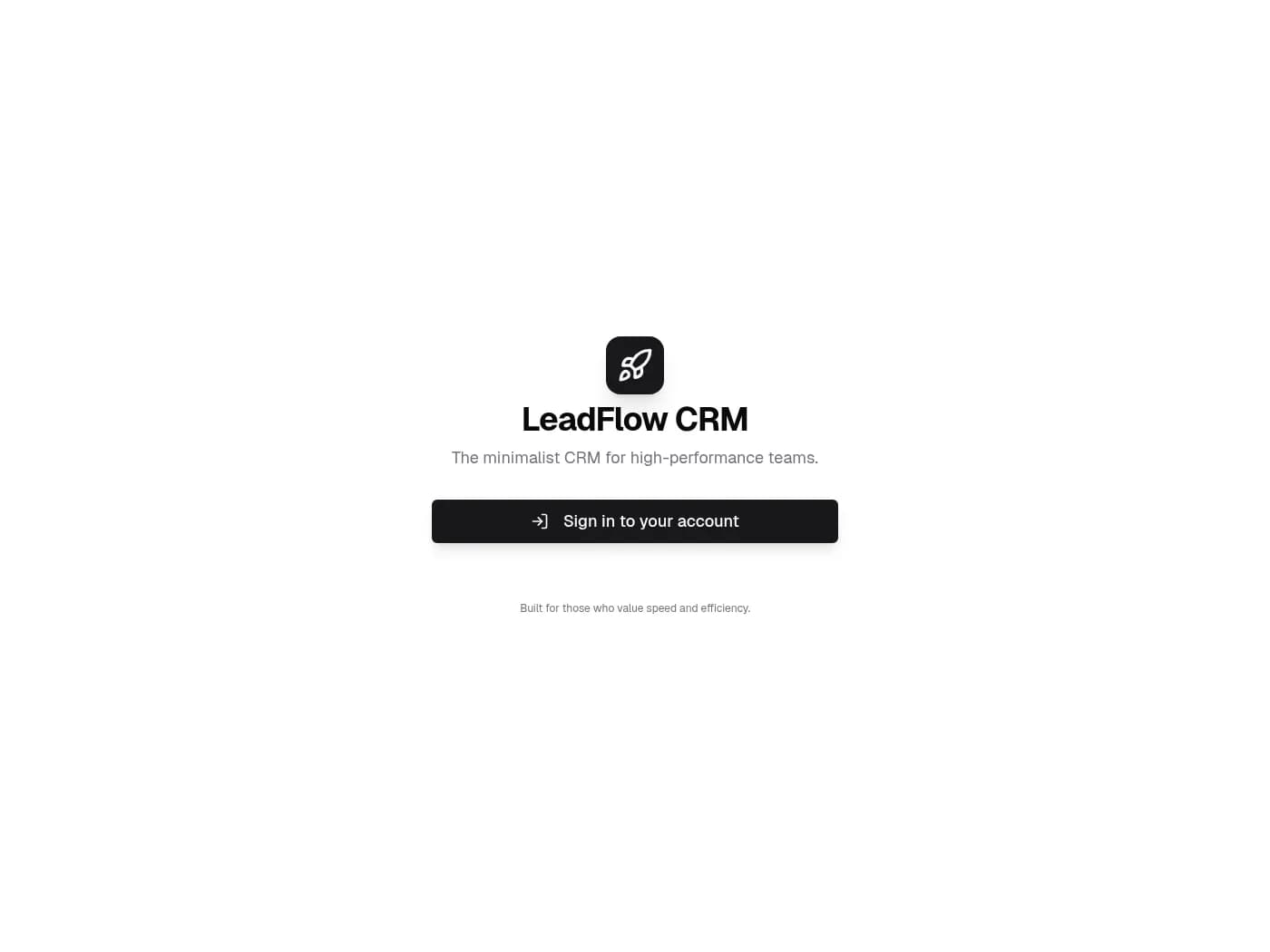 LeadFlow CRM