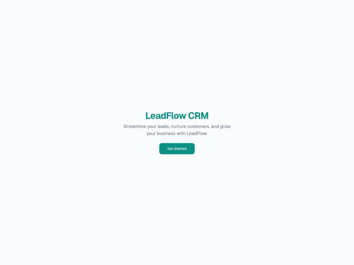 LeadFlow CRM