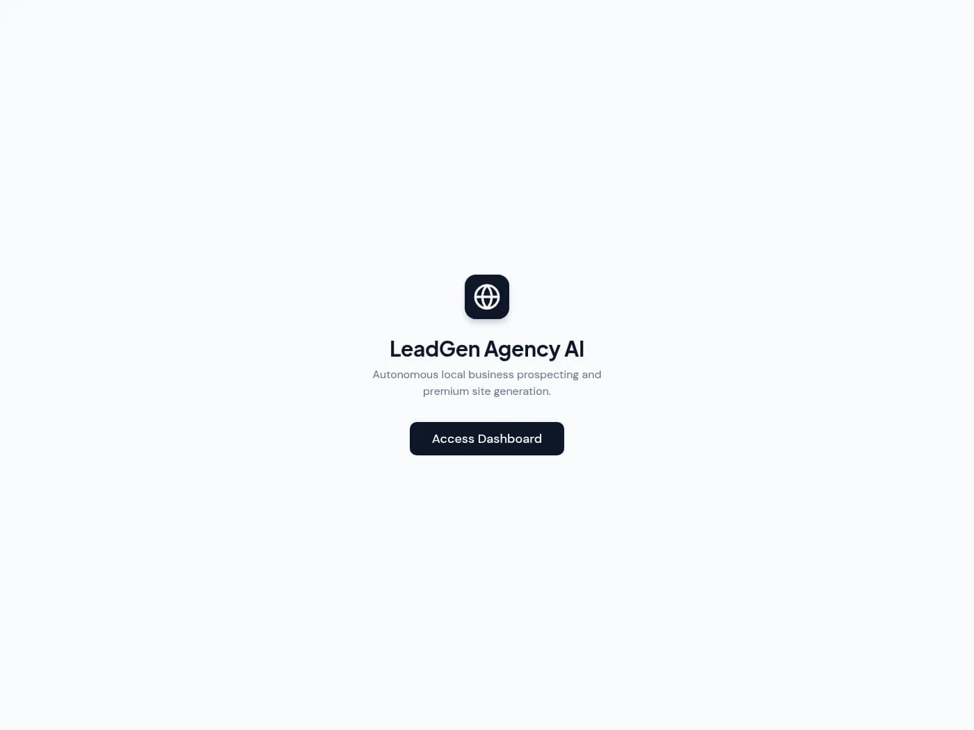 LeadGen Web Agency AI