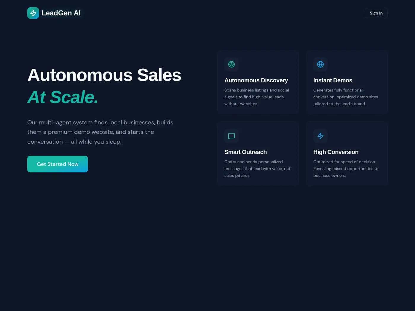 LeadGen AI Agent System