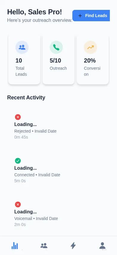 LeadGen Dialer App
