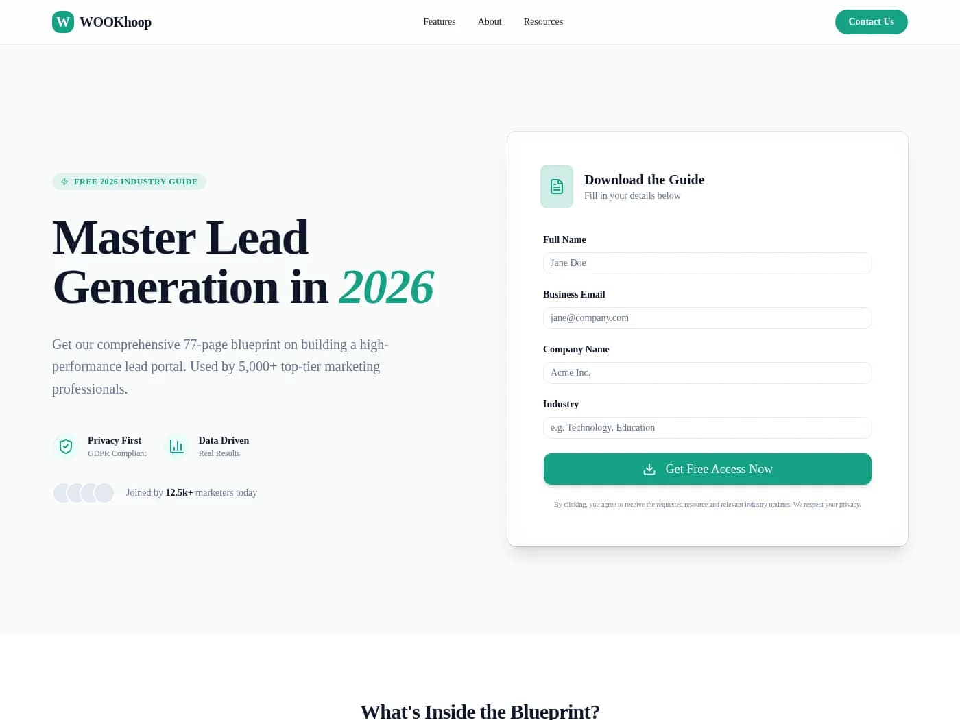 LeadGen PDF Portal