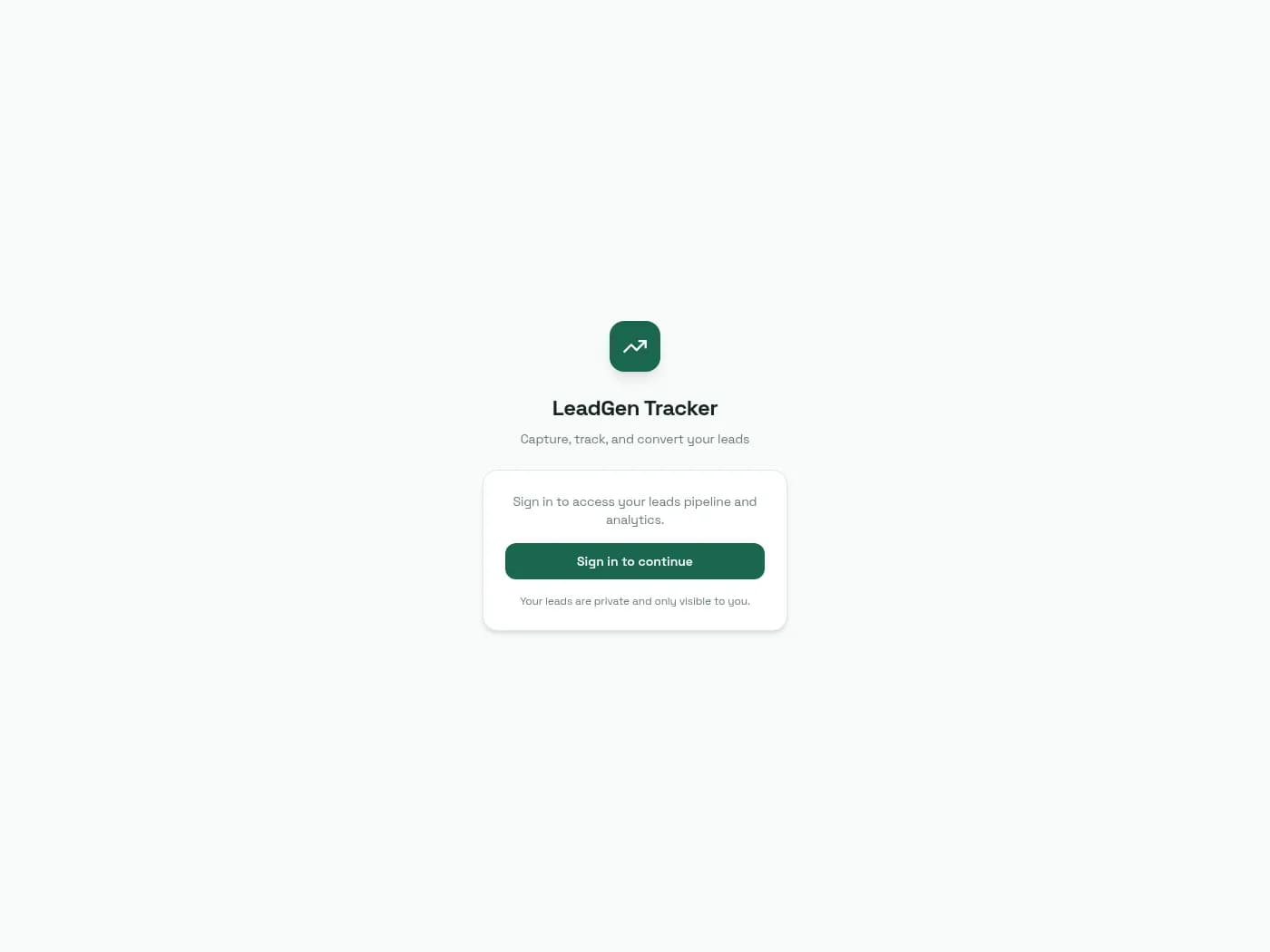 LeadGen Tracker