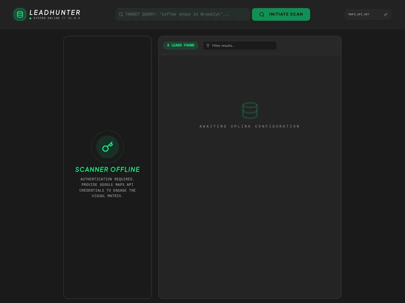 LeadHunter Web Tool