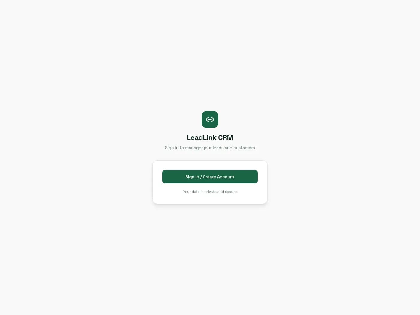 LeadLink CRM