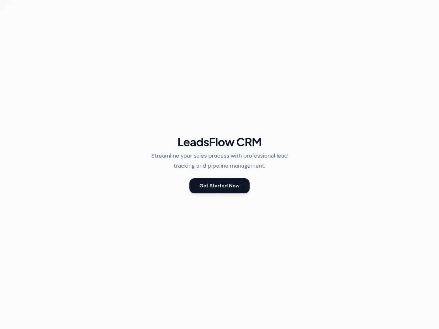 LeadsFlow CRM